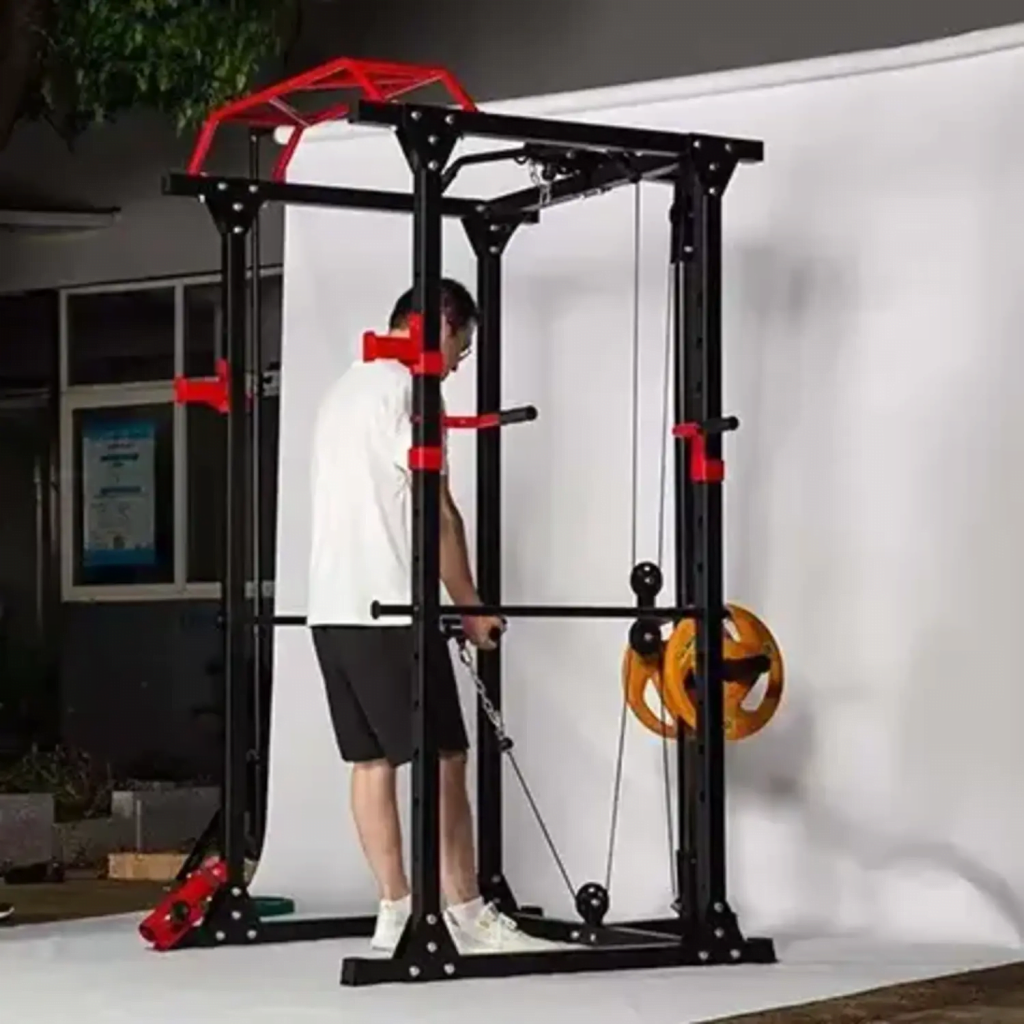 JAULA DE POTENCIA Y FUERZA ESTACION DE ENTRENAMIENTO BLACK PRO - ALPHA ...